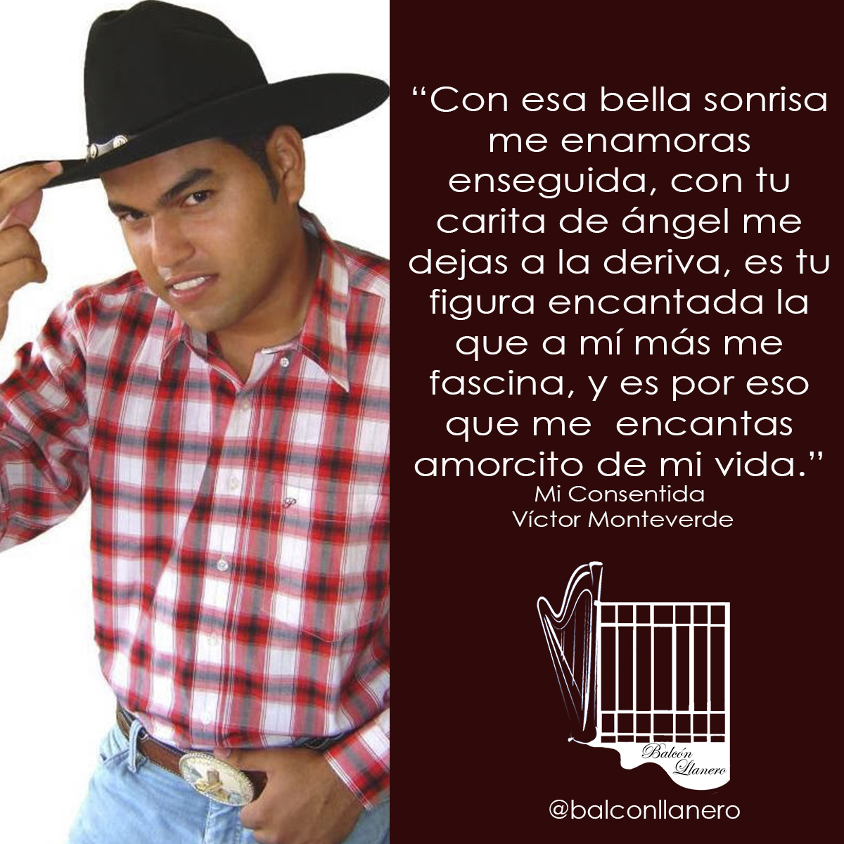 Rorayma Producciones: LETRA Mi Consentida Victor Monteverde