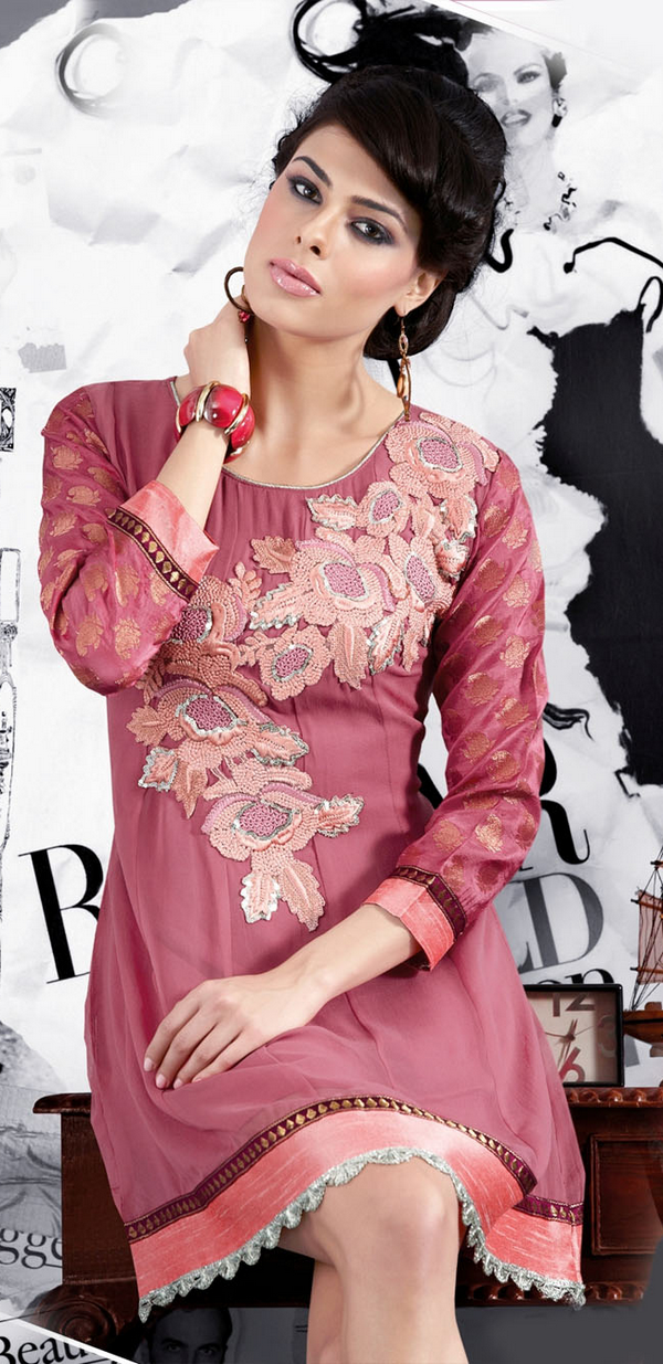 Fancy Party Wear Tunics | Embroidered Tunics Indian Designs 2013 ...