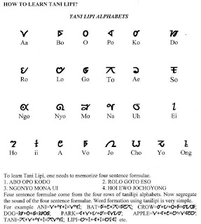 Mishing Renaissance: The Tani Lipi:A Proposed Script for Tani Languages