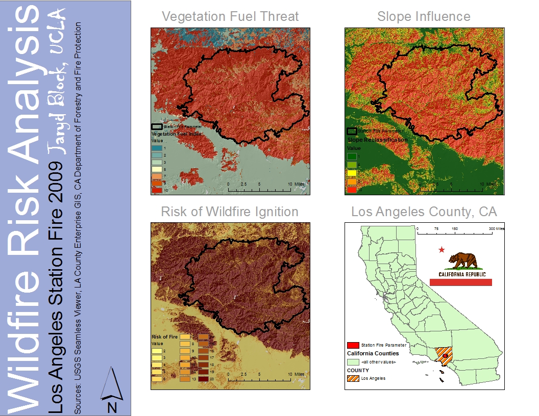 Jaryd's GIS: Wildfire Risk Analysis
