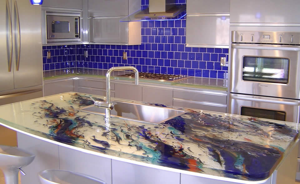 Steel Lily Design: The Colorful Countertop