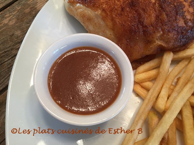 Les plats cuisinés de Esther B: Sauce BBQ maison (barbecue) type St-Hubert