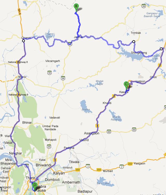 Rachits Blog: Monsoon Ride to NH8-Dhabhosa-NH3