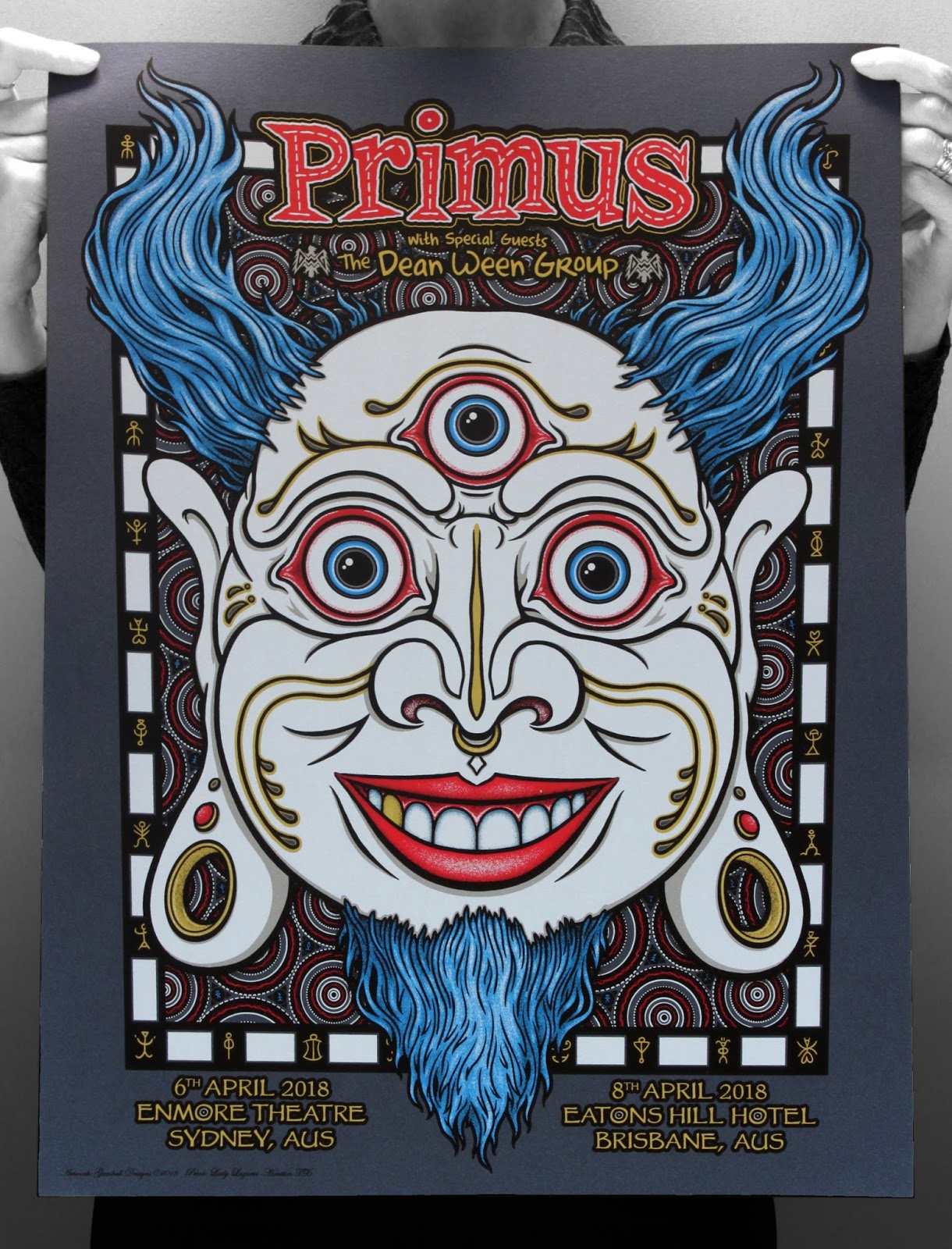 INSIDE THE ROCK POSTER FRAME BLOG: Gumball Designs Primus Australia ...
