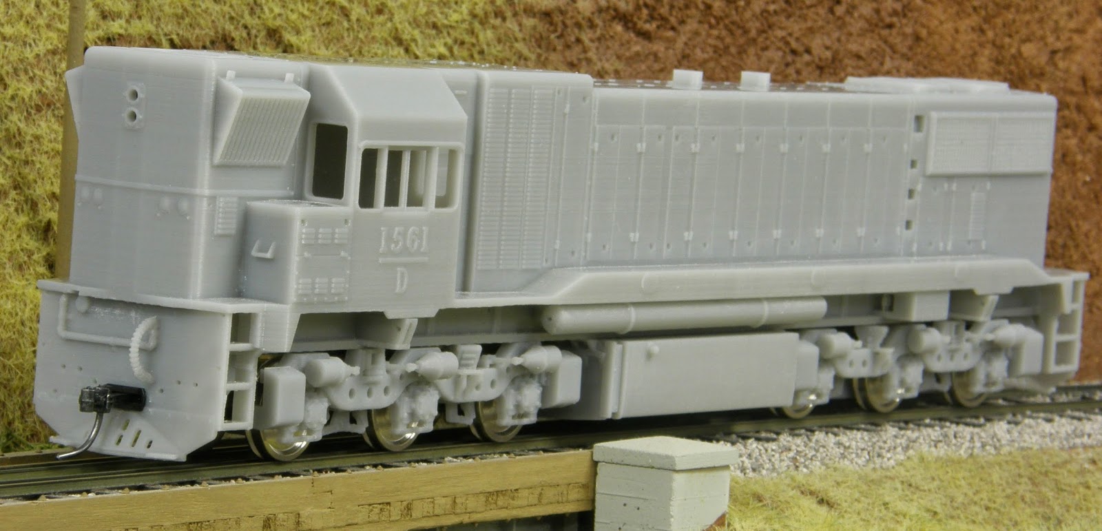 West Australian S Scale Modelling: D/DA Diesel Loco - 3D Printed