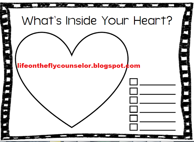 Life on the Fly.... A School Counselor Blog: What's Inside Your HeART??