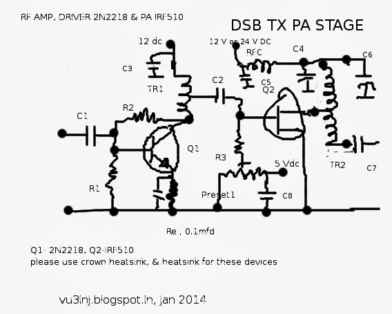 INDRAJITSINH: DSB Transmitter, Xtal 14318kc