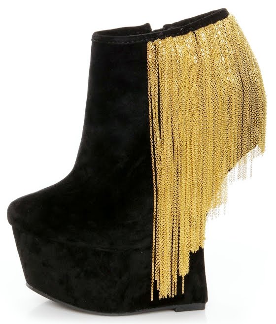 Shoe of the Day | Privileged Moks Chain Dangling Heelless Platform ...