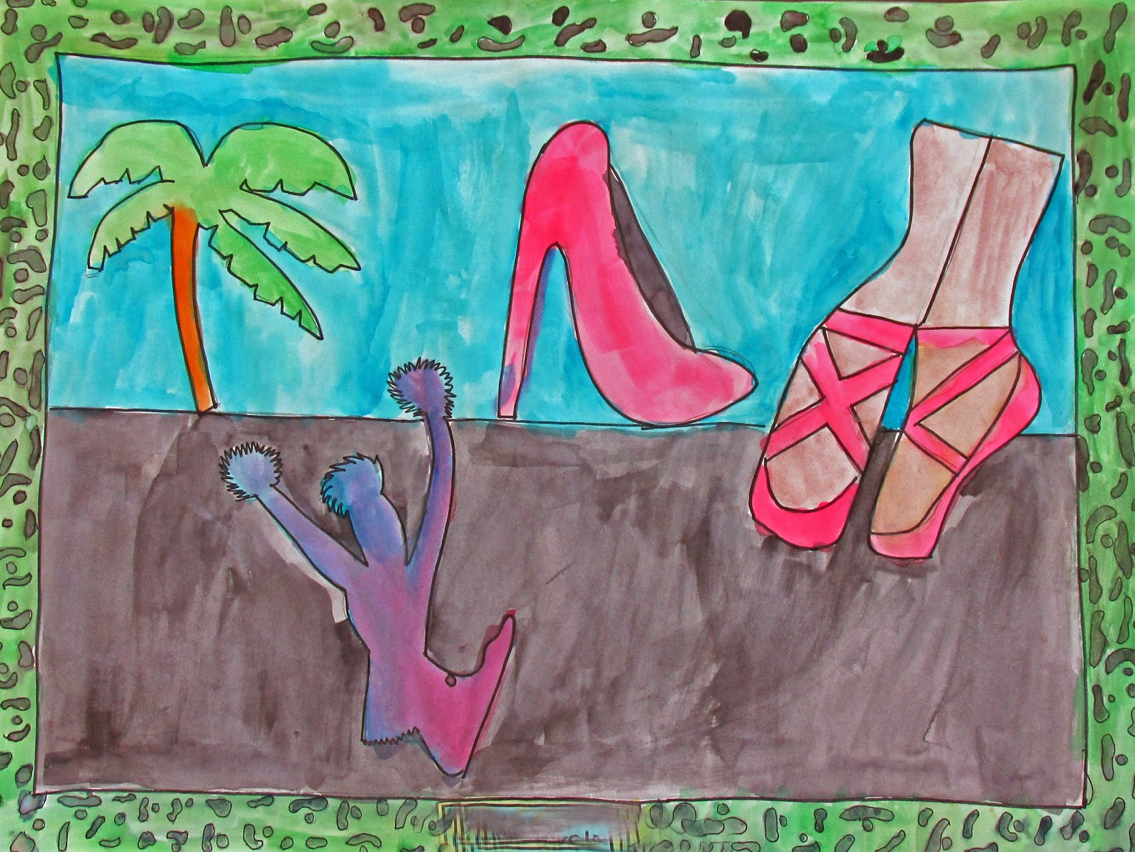 Miss M's Art Room: 8th Grade Still Life Self Portraits