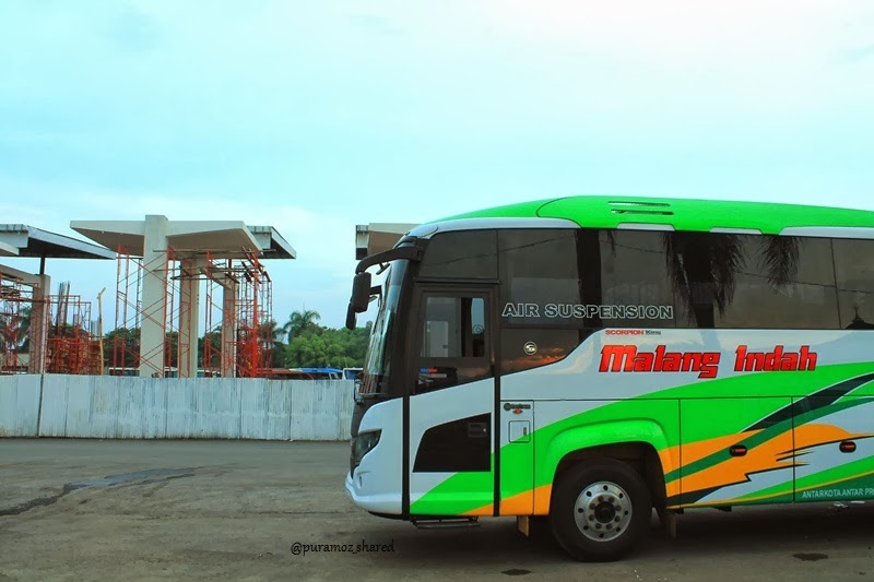 Kumpulan Foto Bis Malang Indah di Arjosari - Kumpulan Foto Bis