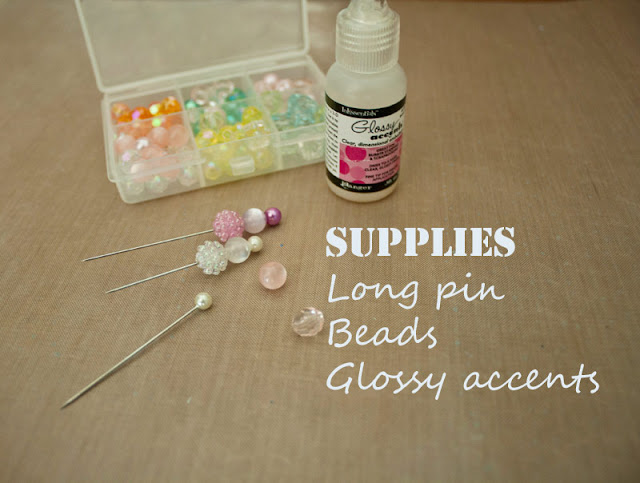 Do More With Less: How to make pretty beaded pins!