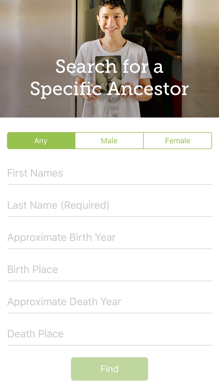 Genealogy Trot: Find a Person on the FamilySearch Family Tree App
