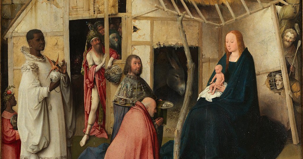 Do gran ó pan: Adoración de los Magos de El Bosco