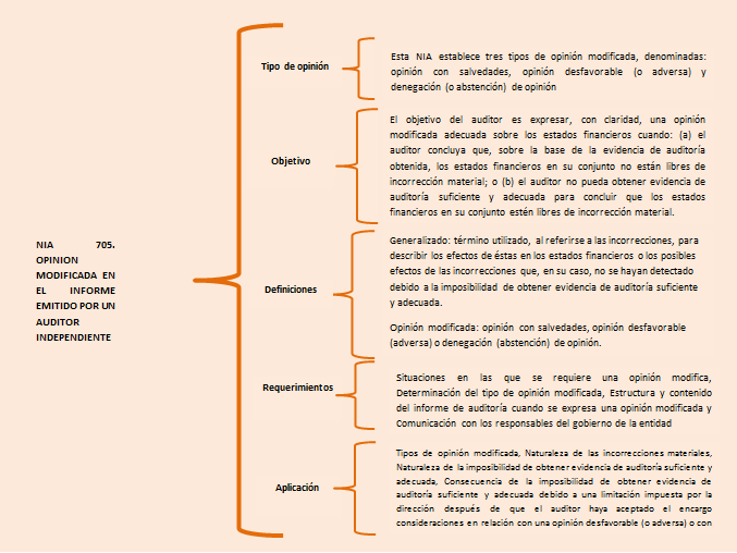 Auditoria III 2016: NIA 705 MODIFICACIONES A LA OPINIÓN EN EL INFORME ...