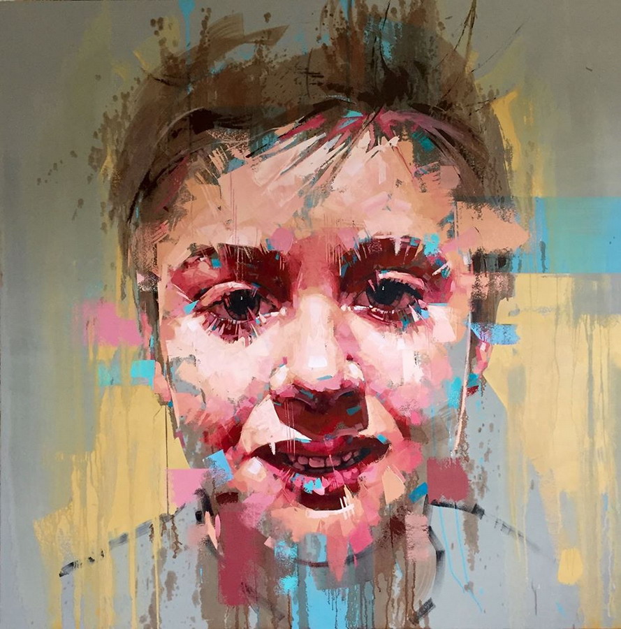 Imágenes Arte Pinturas Rostros De Hombres Y Mujeres Jóvenes Moderna