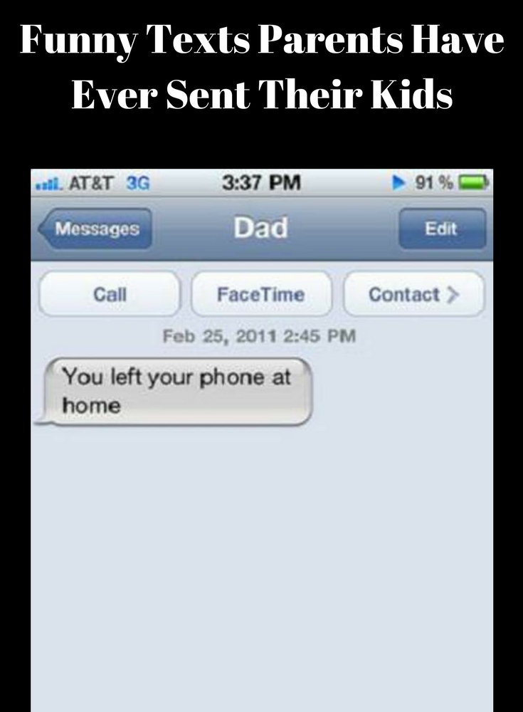 Funny Texts Parents Have Ever Sent Their Kids | Rosa For Life