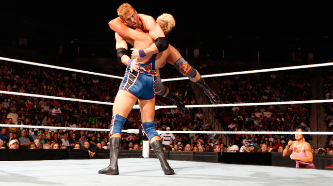 WWE In live!!!!: ZACK RYDER vs JACK SWAGGER