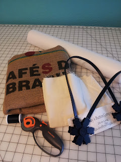 Home a la mode: TUTORIAL: Coffee Bag Tote (and a Giveaway!!!)