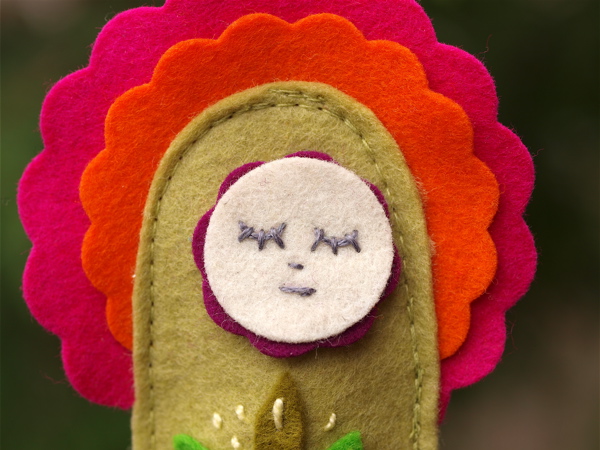 By Hook and Thread: flower puppet