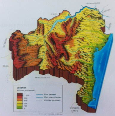 O QUE É QUE A BAHIA TEM?: O relevo baiano