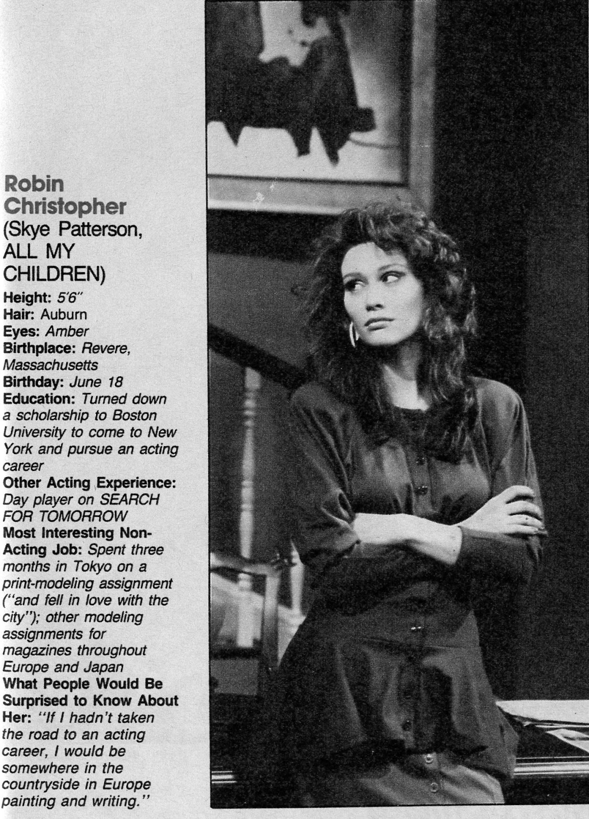 Actors To Watch Out For #11: Robin Christopher