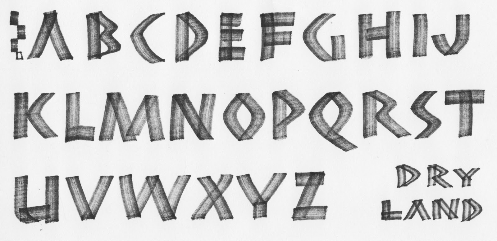 Margaret Shepherd: Calligraphy Blog: Calligraphy Every Day 23: Dryland