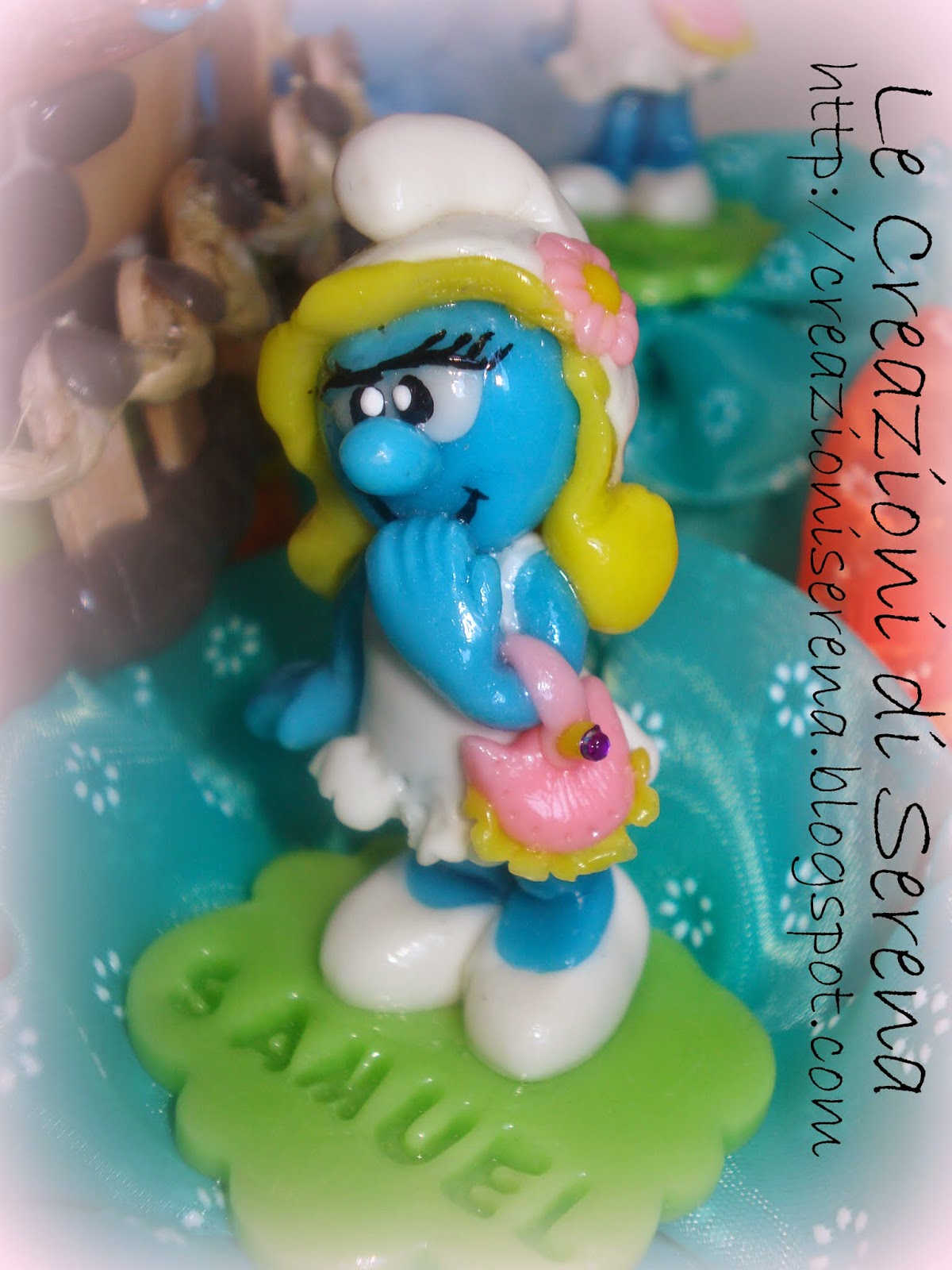 Creazioni Serena: Bomboniere - Il Villaggio dei Puffi