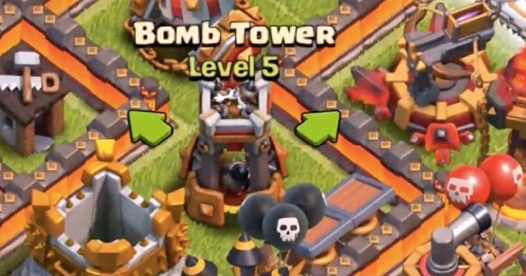 Hướng dẫn cách chơi Bomb Tower hiệu quả trong Clash Of Clans COC ~ Tất ...