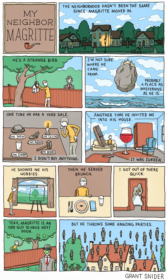 INCIDENTAL COMICS: My Neighbor Magritte