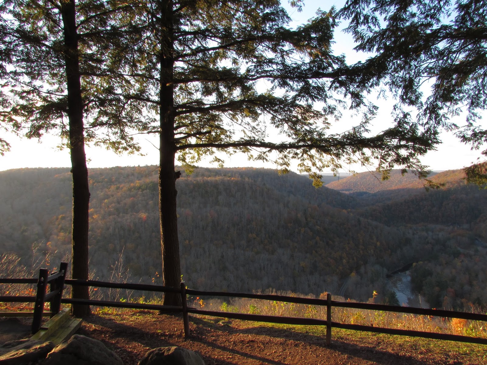 Loyalsock Canyon Vista, Worlds End State Park, Sullivan County, PA ...