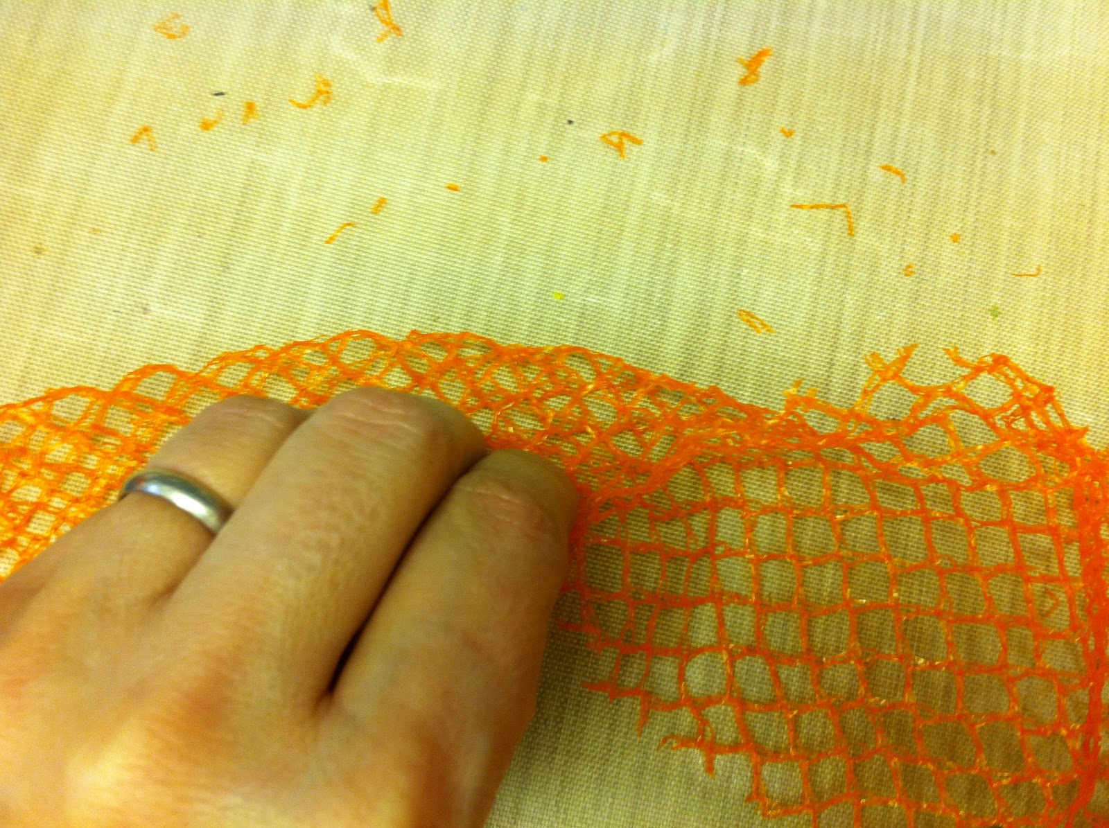 The Craft Project: How to Make Vegetable or Fruit Net Flowers