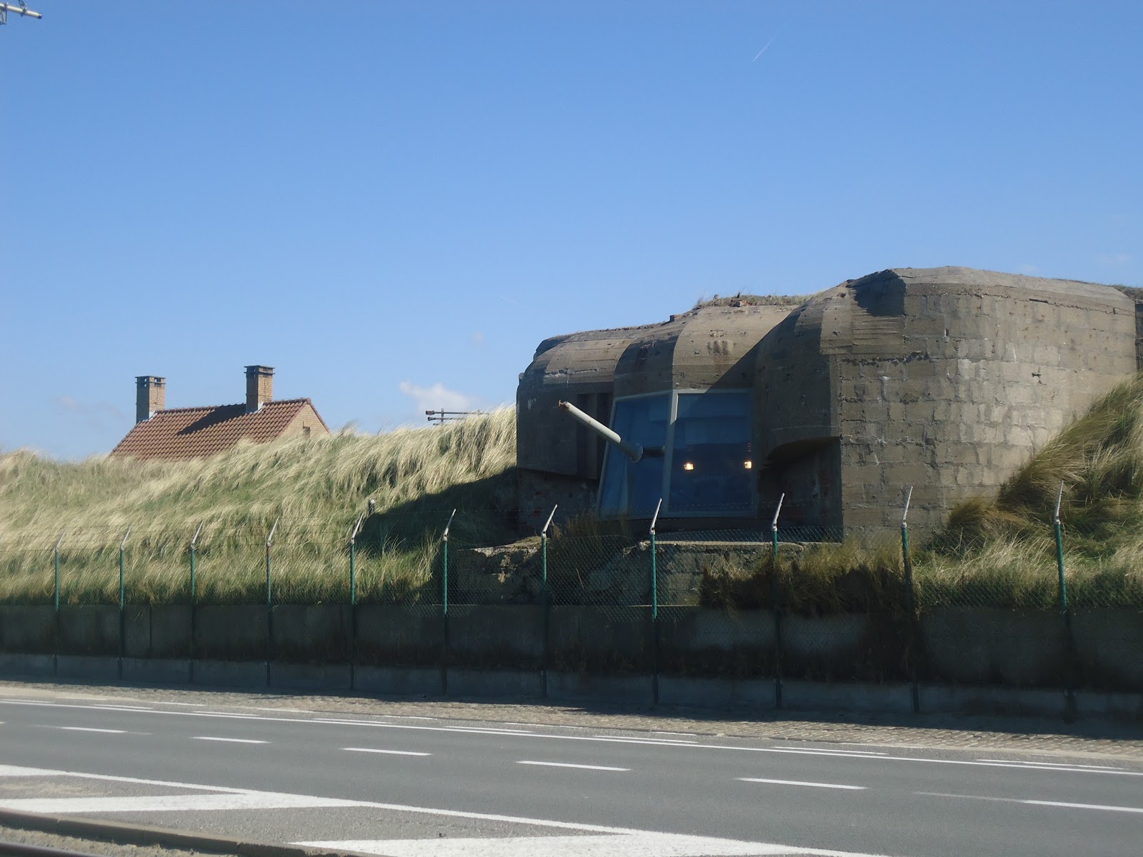 WWII series Atlantic Wall in Raversyde Belgium