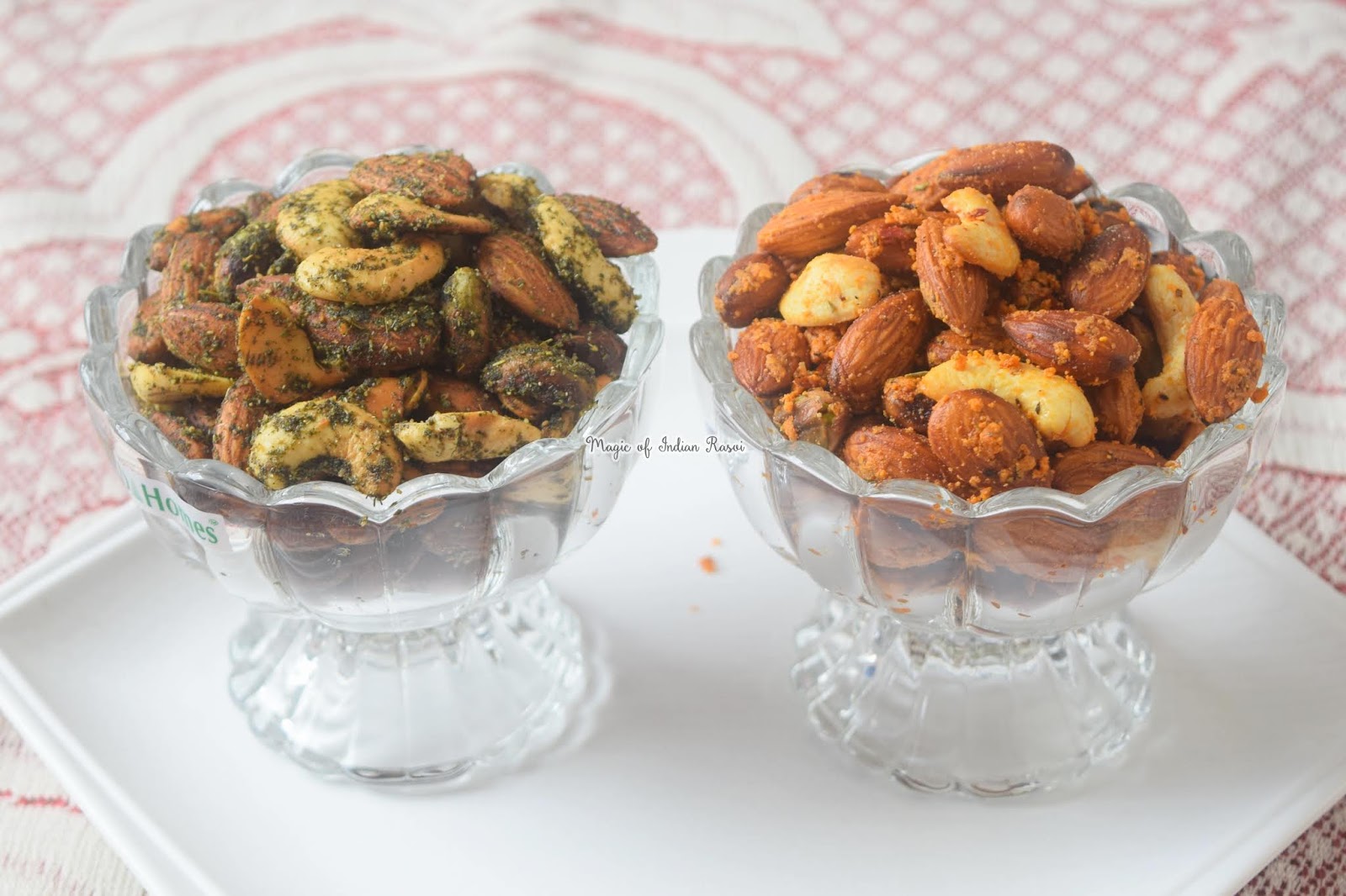 Masala Mint & Italian Herbs & Cheese Flavoured Dry Fruits Recipe ...