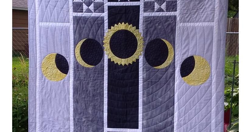 Canuck Quilter: Eclipse Sky made its debut!