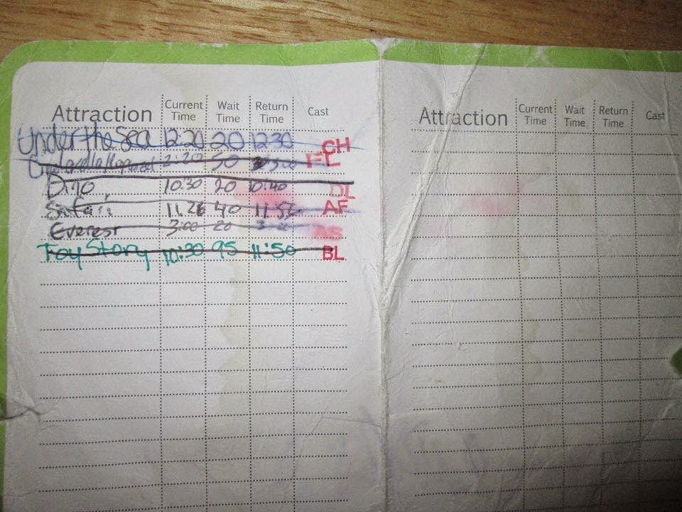 Disney Musings: The Disney DAS Card