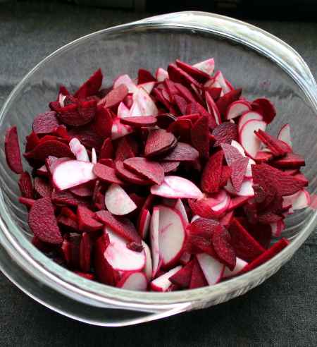 Momofuku-style pickled torpedo beet, radish, and tokyo turnip ~ Ham Pie ...
