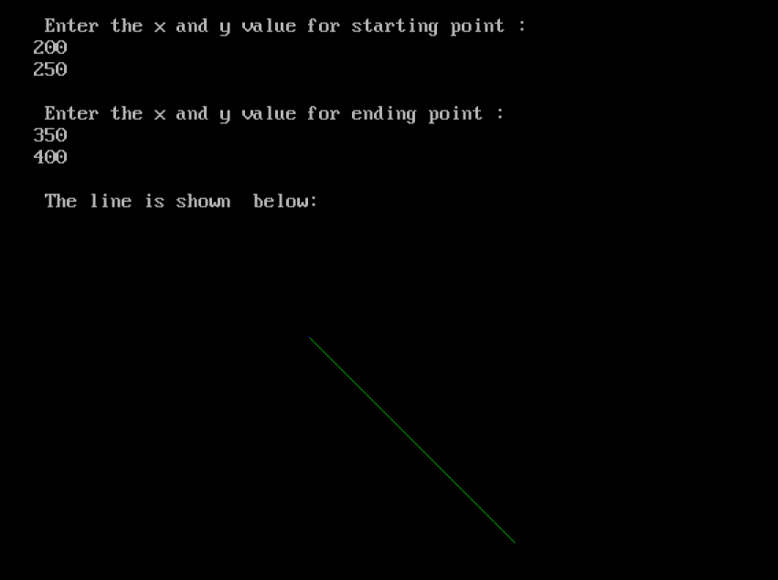 Write A Program For Line Drawing Using Dda Algorithm Btech Cse