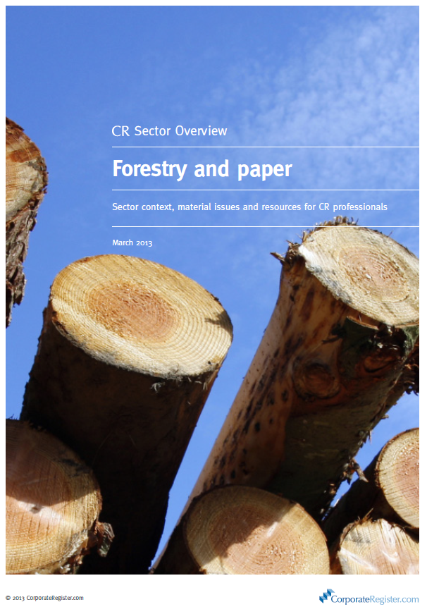 csr-reporting: 6 Reports from the Paper and Forestry sector