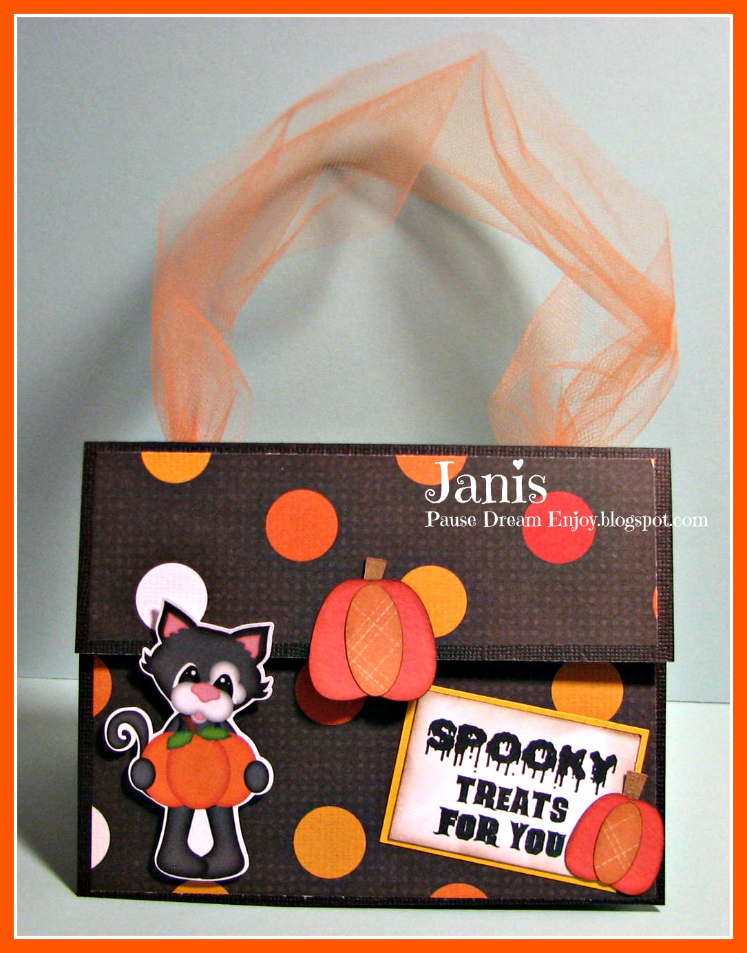 Pause Dream Enjoy: Spooky Treats For You Paper Bag Purse