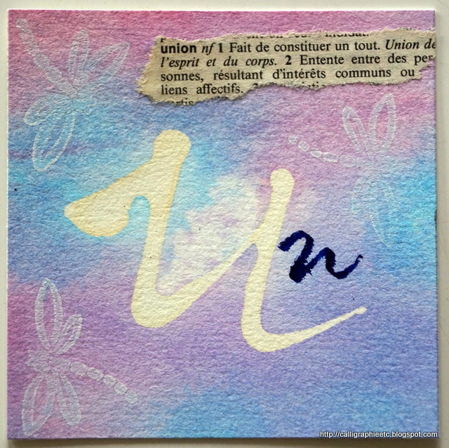 Une lettre par semaine