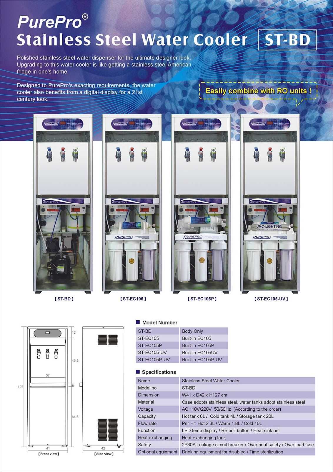 PurePro® ST-BD Reverse Osmosis Water Filtration System