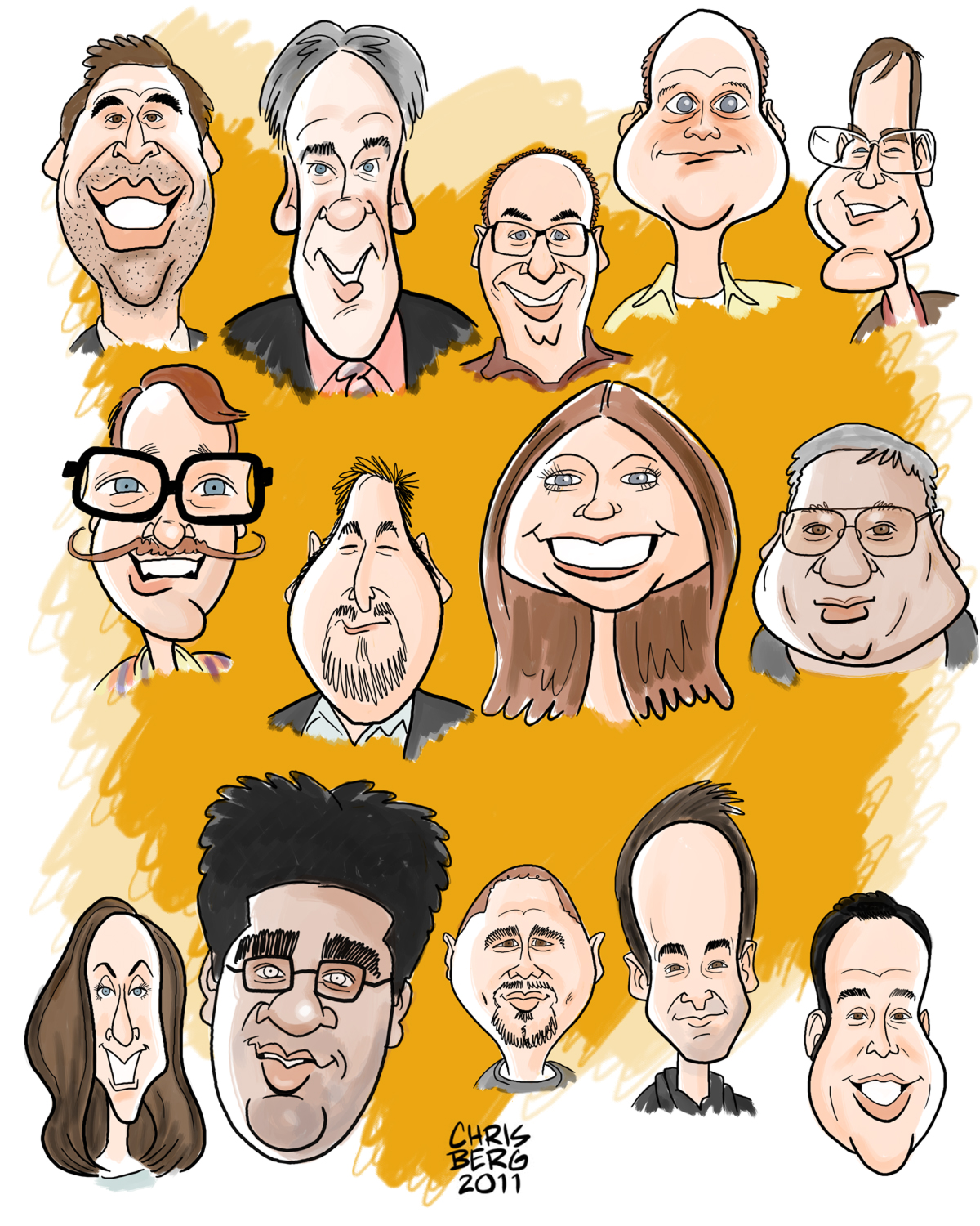 Chris Berg's Caricature Blog: Samples from a Recent Digital Caricature ...