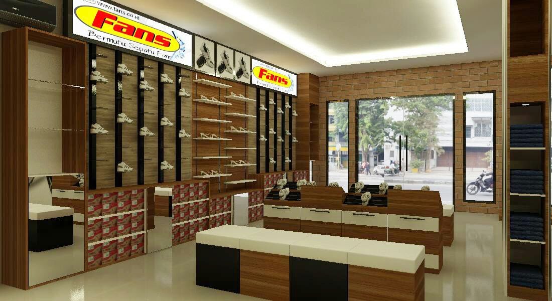 STAND DISPLAY TOKO BAJU | Dzahra Furniture