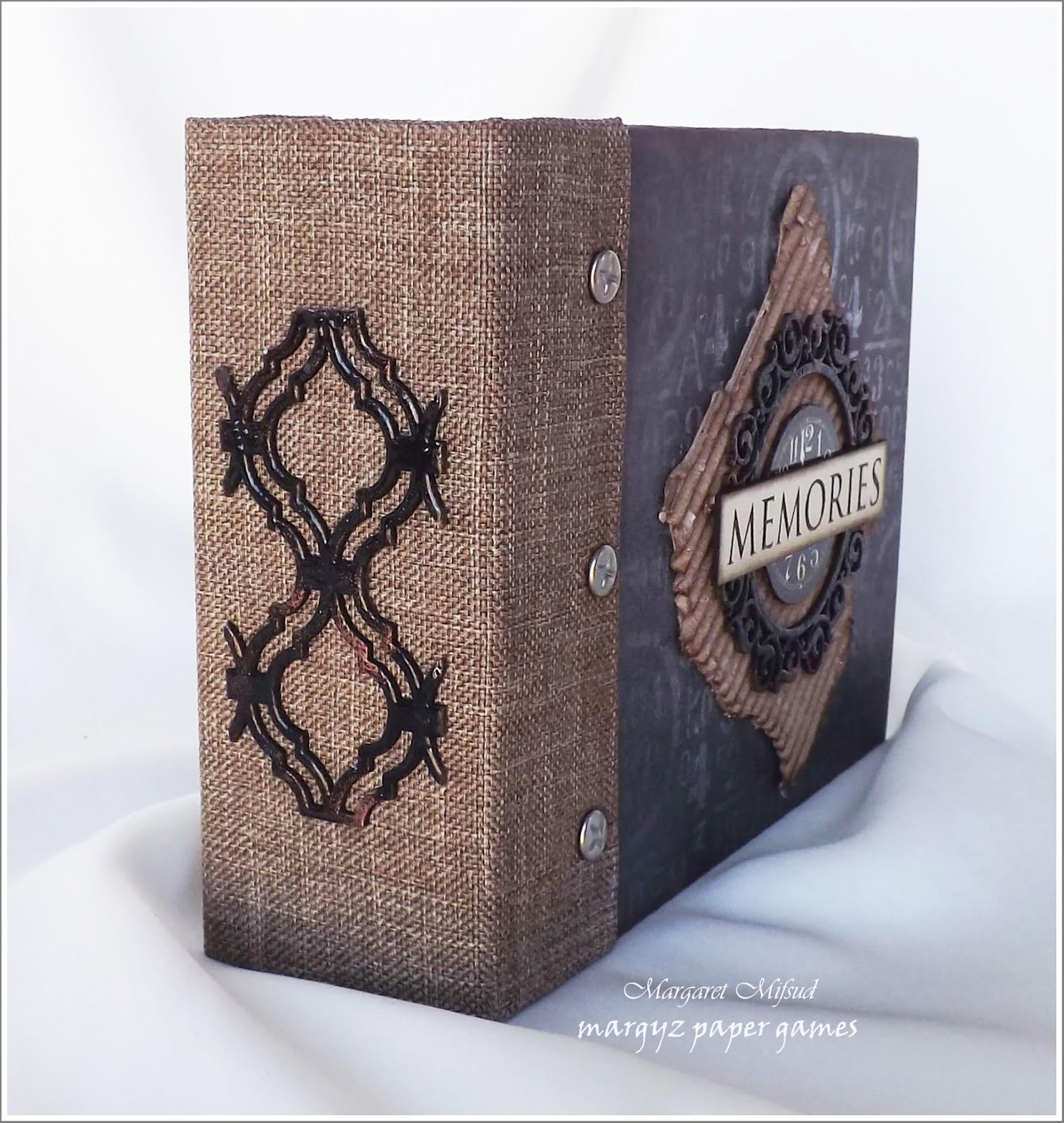 Mini Album Makers Challenge: Masculine Flip Fold Album Tutorial by ...