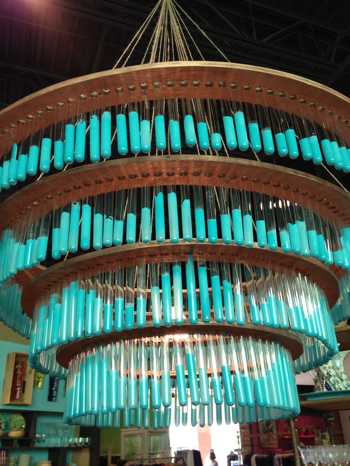 The View Across Town: Amazing light fixture