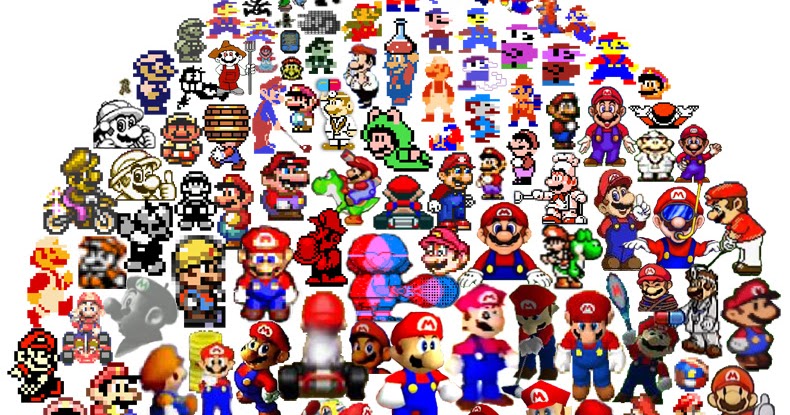 L'évolution de Mario en une image ! | Info Magazine