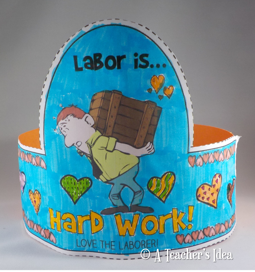 A Teacher's Idea: Labor Day Headbands