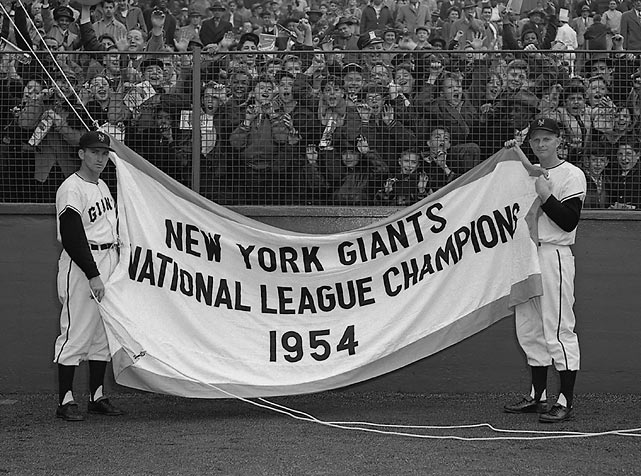 Remembering New York Giants History (1954): Giants Slug Six HRs & Don ...