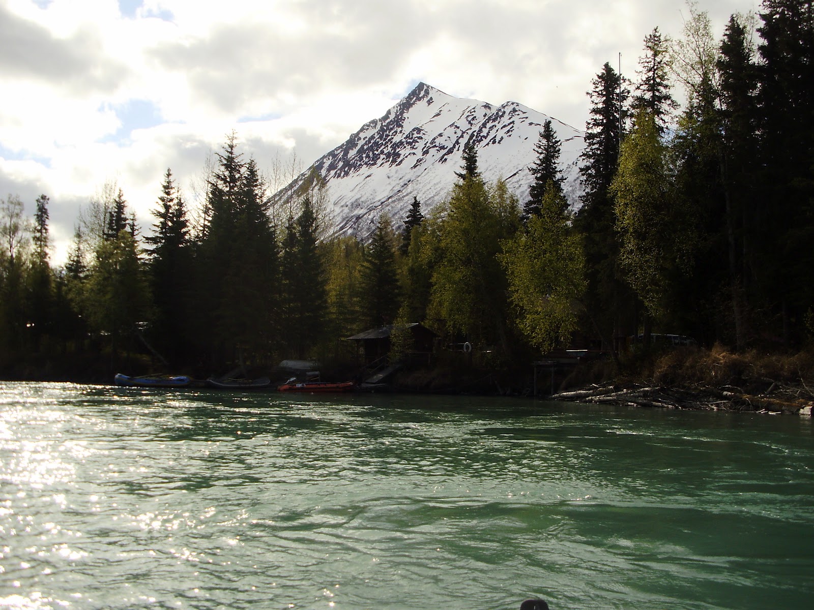 Bush's RV Travel Journal: RAFTING THE KENAI RIVER