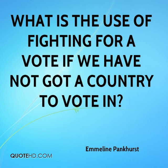 Click on: SUFFRAGETTES IN THEIR OWN WORDS, QUOTES & SPEECHES [7th CW]